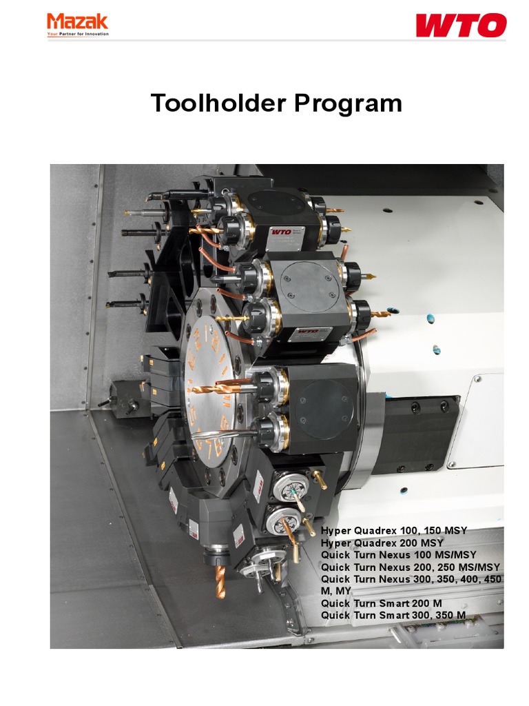 WTO - Mazak Program - HQ - QTN - QTS - en | PDF | Drill | Secondary ...