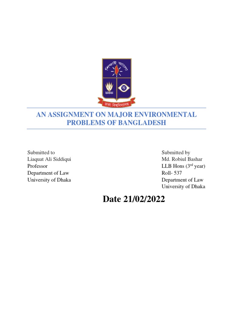 Environmental Problems of Bangladesh. | PDF | Ozone Depletion | Erosion