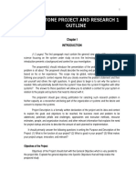 Capstone Project Documentation Chapter 1 Sample Template | PDF ...