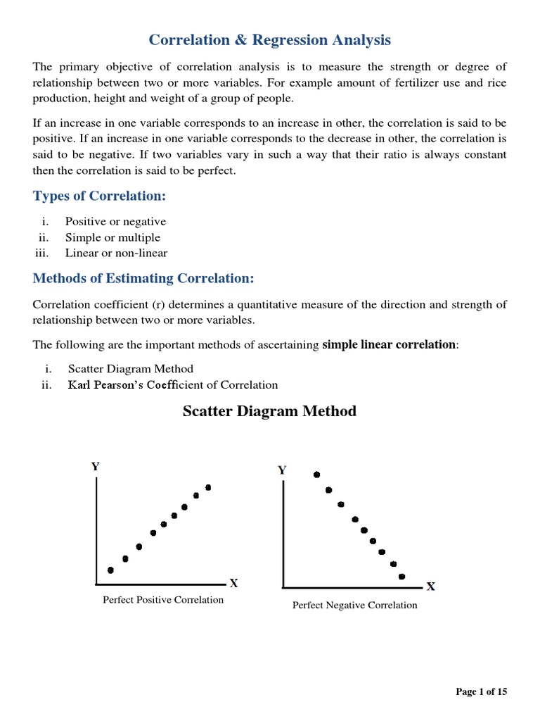 Correlation and Regression Analysis | PDF | Regression Analysis | Least ... Correlation and Regression Analysis | PDF | Regression Analysis | Least ...
