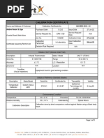 Procedure For Caliper Calibration (Rev.1) | PDF | Calibration | Metrology