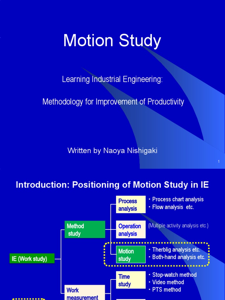 Motion Study | PDF | Analysis | Economics