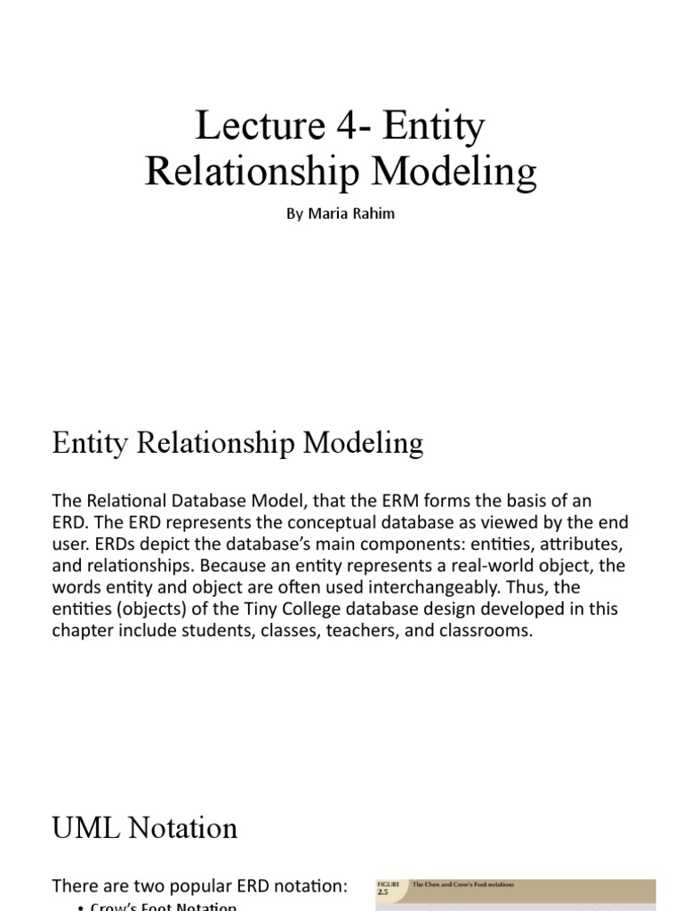 Entity Relationship Modeling Overview | PDF | Computing | Information Science