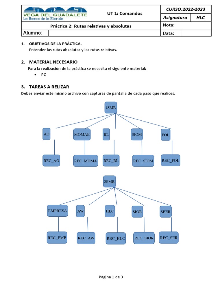 Práctica 3. Comandos III | PDF | Ciencia y matemáticas | Tecnología