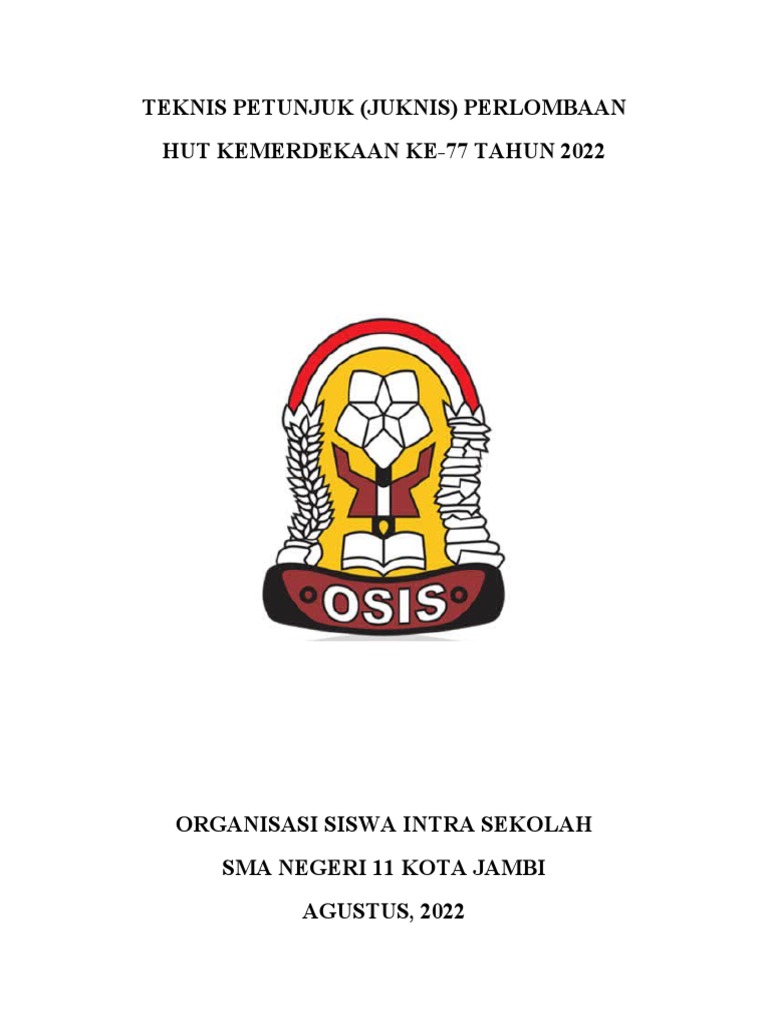 Juknis Lomba 17 Agustus 2022 | PDF