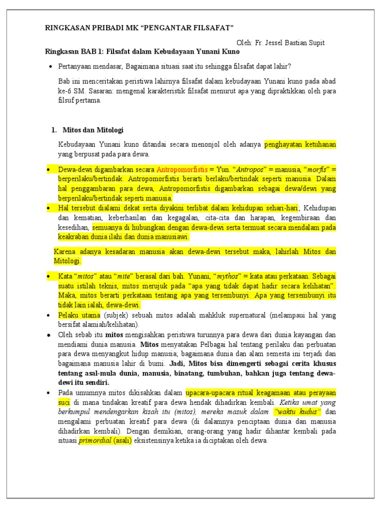 Ringkasan BAB 1 | PDF