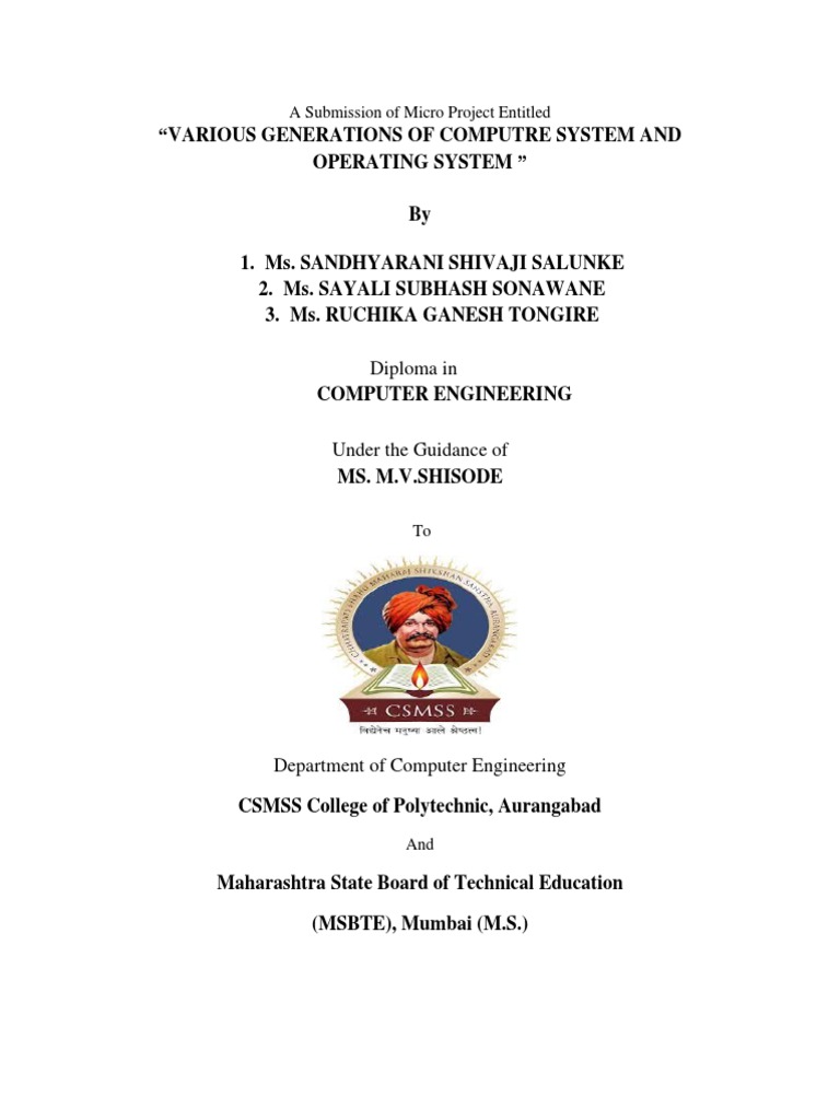 OSY Micro Project | PDF