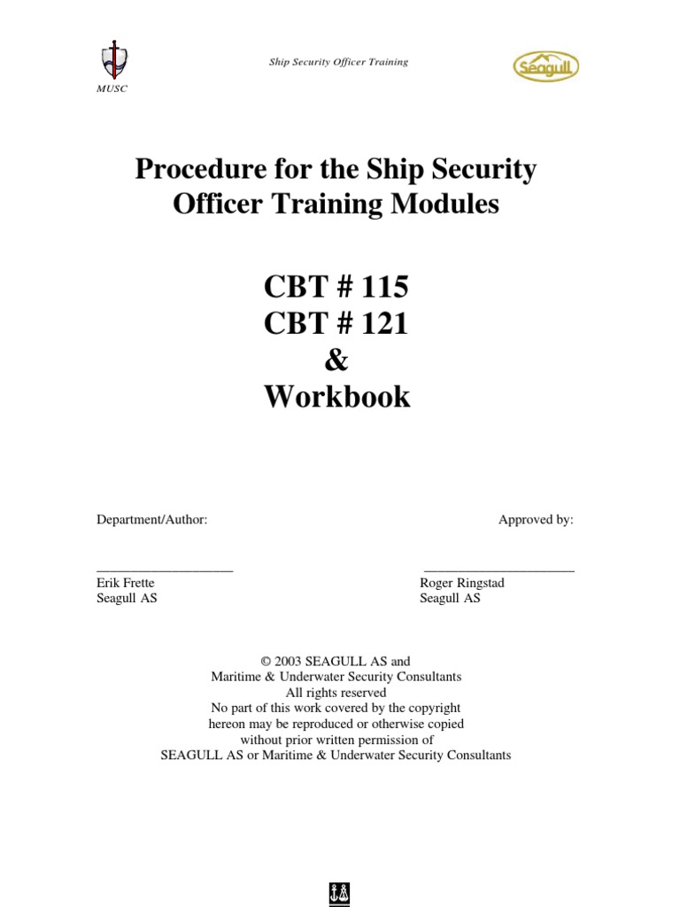 Rev Ver 270603 Procedure SSO Training Module Workbook | PDF | Security ...