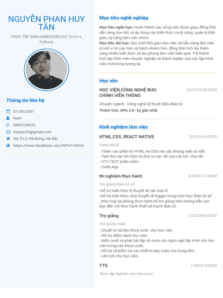 THỰC TẬP SINH EMBEDDED,IoT (C,C++, Python) | PDF