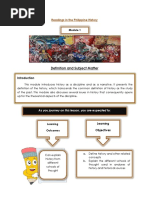 Hist 1 Readings in Philippine History Module PDF | PDF | Primary ...