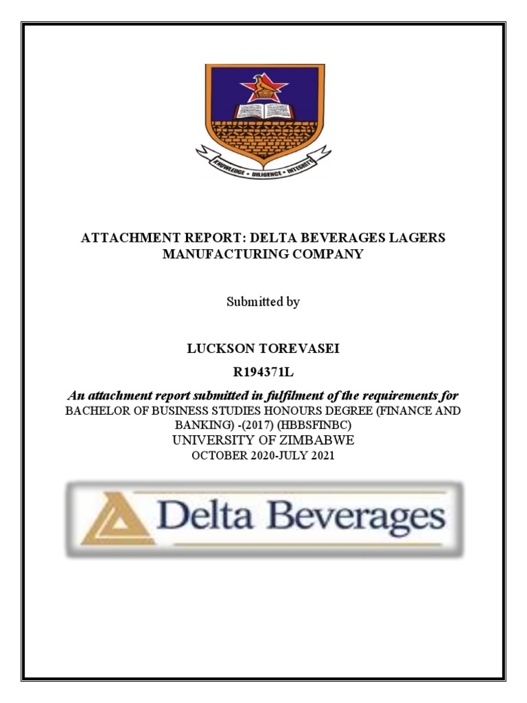 Luckson Torevasei R194371L | PDF | Beer | Brewing