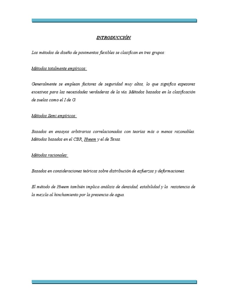 METODO HVEEM Trabajo | PDF | Hormigón | Agua