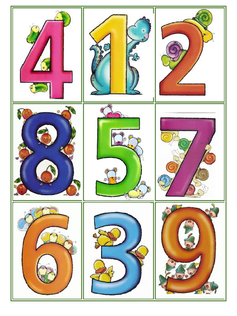 Numerosdel 1 Al 9 | PDF