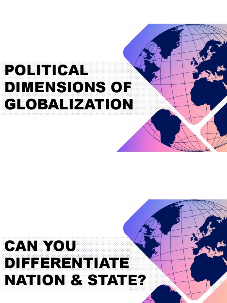 Political Dimensions of Globalization | PDF | Governance | Global ...