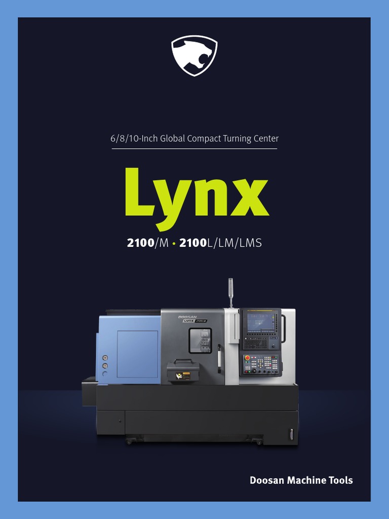 Lynx 2100 Series | PDF | Numerical Control | Mechanical Engineering