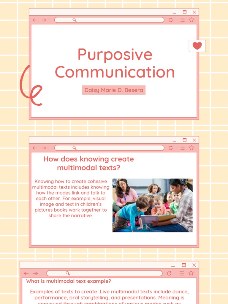 Purposive Communication | PDF | Linguistics | Human Communication