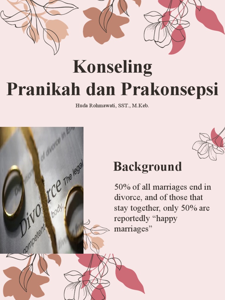 Konseling Pranikah & Prakonsepsi | PDF | Pengembangan Diri