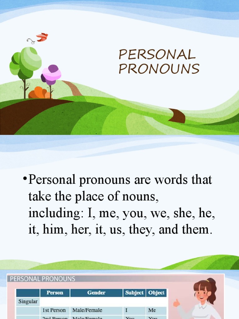 Personal Pronouns Recap | PDF | Grammatical Number | Pronoun