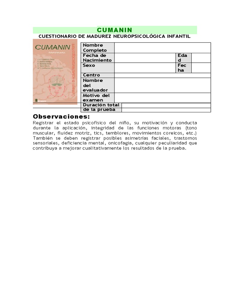 Cumanin Protocolo de Respuestas | PDF