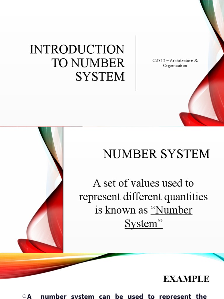 Introduction To Number System | PDF