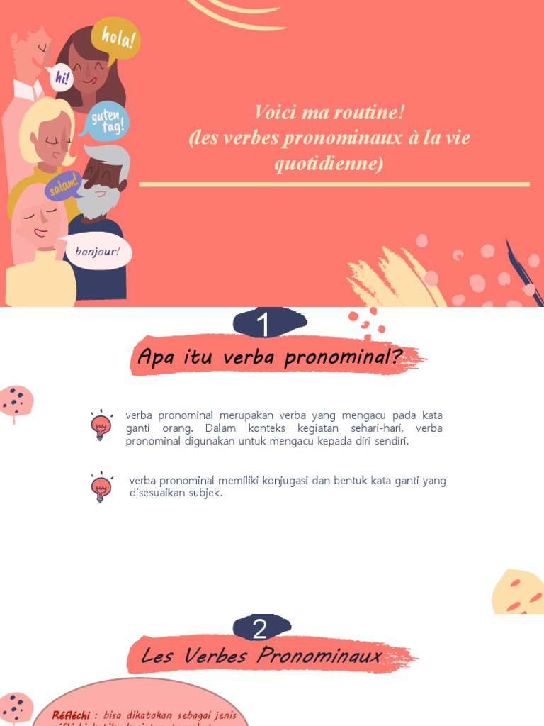 Les Verbes Pronominaux (1) | PDF