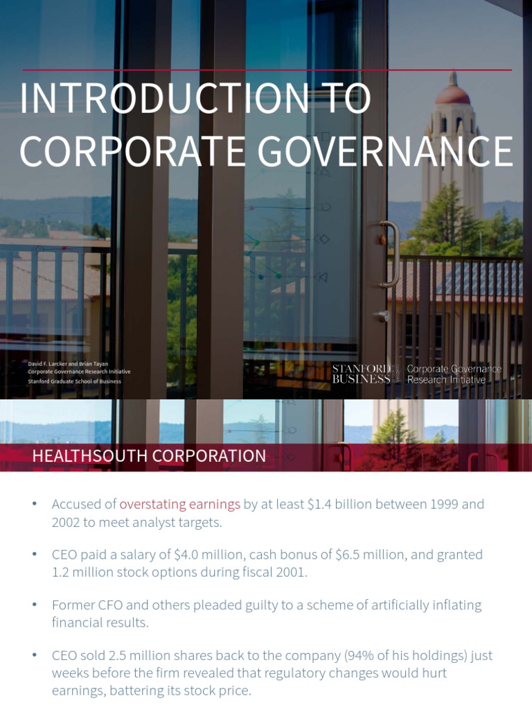 Cgri Quick Guide 01 Introduction Corporate Governance | PDF | Stocks ...