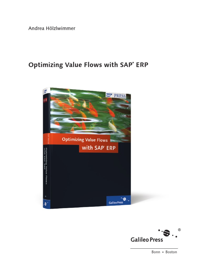 Optimizing Value Flows With Sap Erp | PDF | Accounts Payable | Receipt