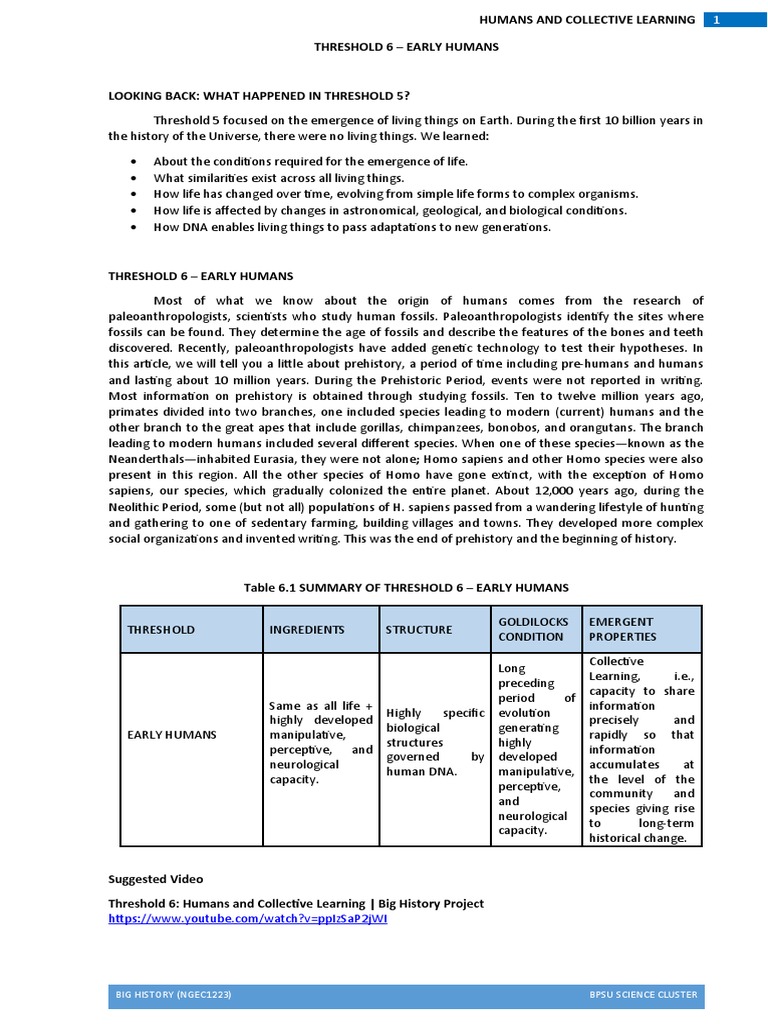 6 Humans and Collective Learning | PDF