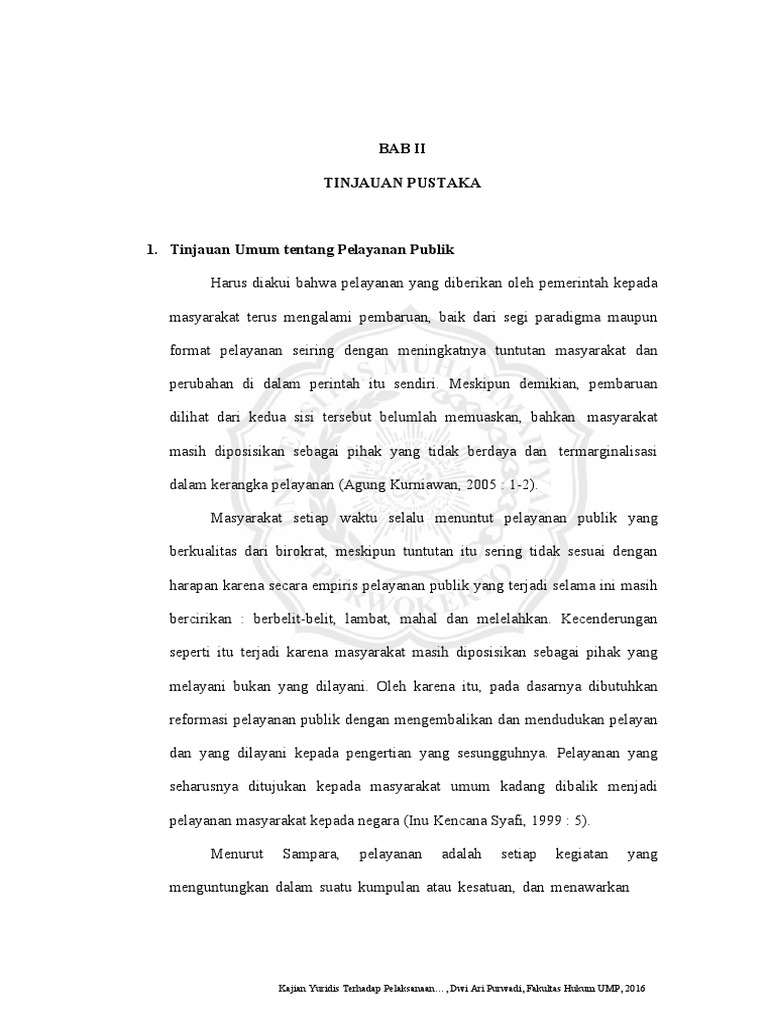 Dwi Ari Purwadi - BAB II | PDF | Politik