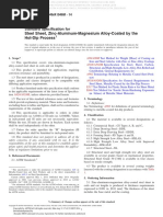 ASTM A924 - A924M - 22a | PDF | Sheet Metal | Engineering Tolerance