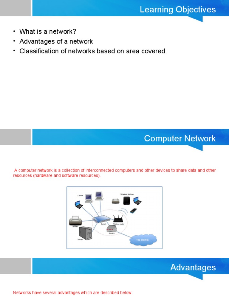 Introduction To Networks | PDF | Computer Network | Local Area Network