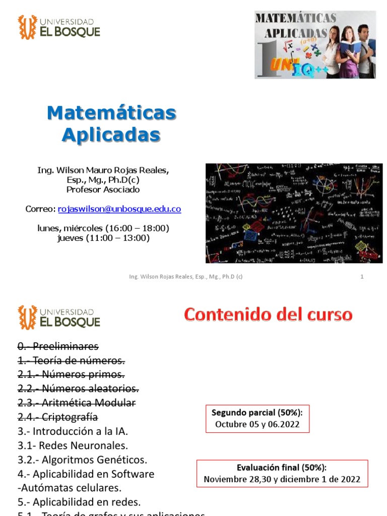 c2 - Material Teórico Mat - Apl - 2022 - 2 - A | PDF | Algoritmo ...