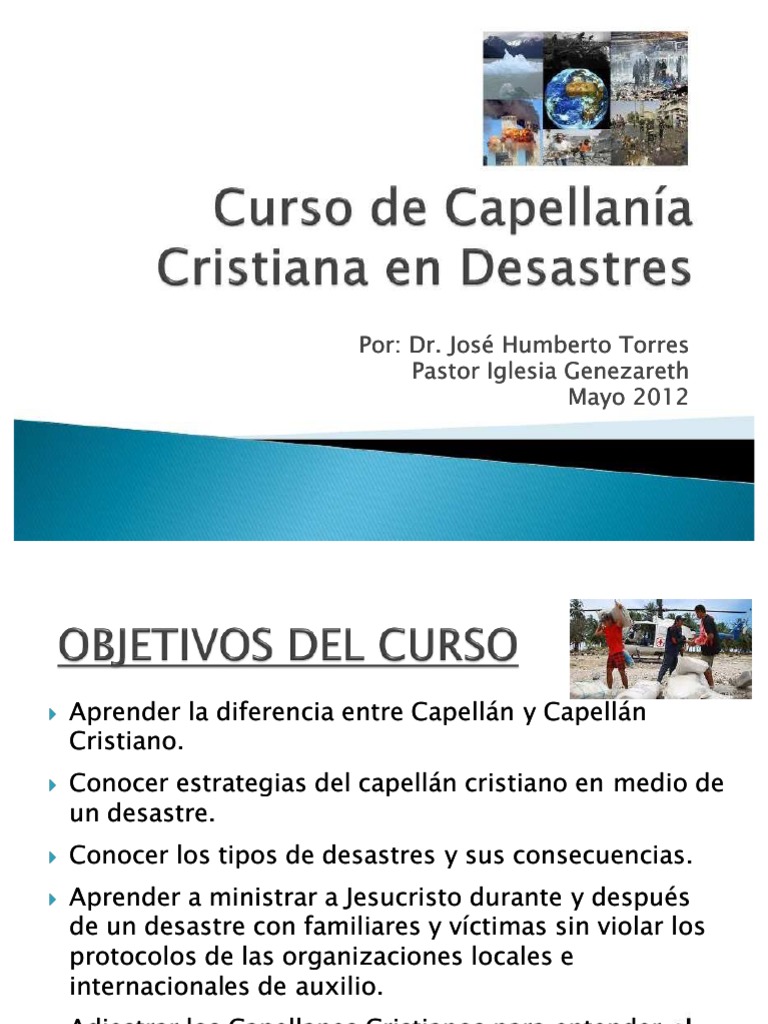 Qdoc - Tips Curso de Capellan Cristiana en Desastres | PDF