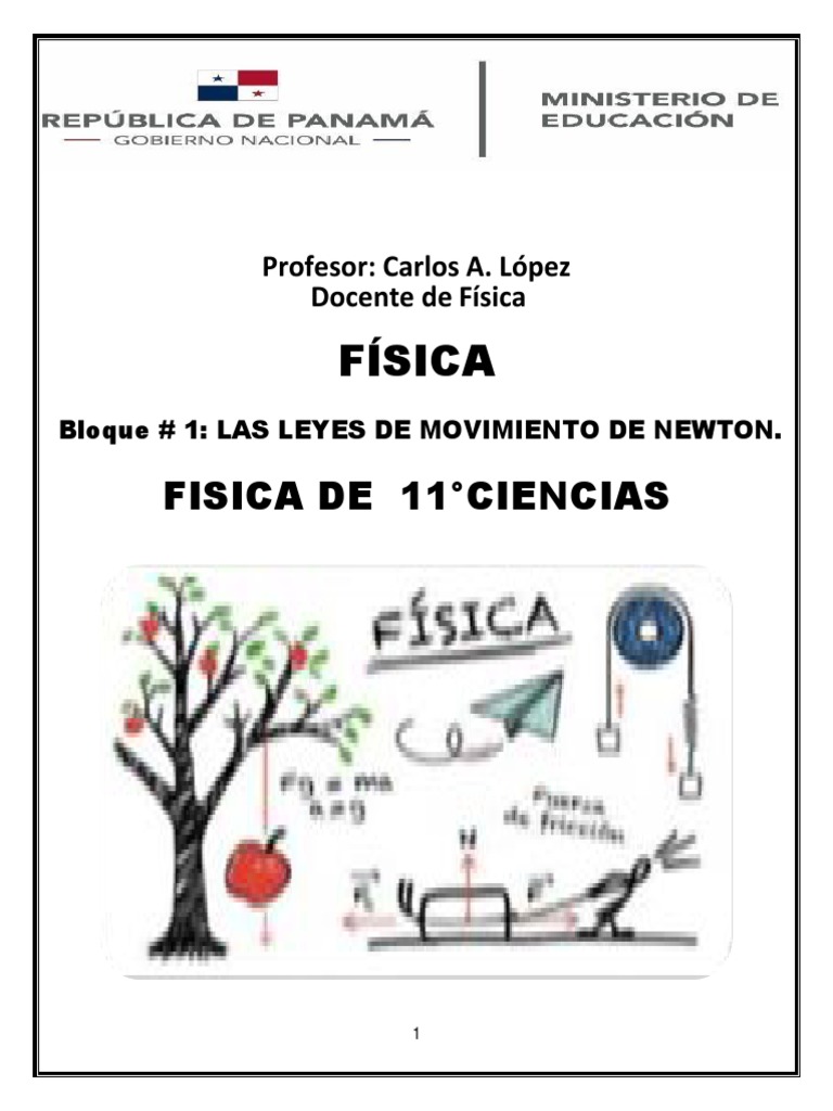 Guía de Física: Leyes de Newton | PDF | Las leyes del movimiento de ...
