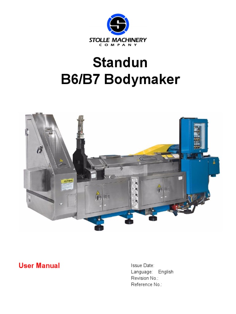 Standun B6 & B7 Bodymaker | PDF | Switch | Machines
