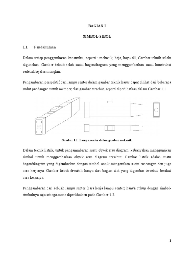 MODUL I - Simbol-Simbol | PDF