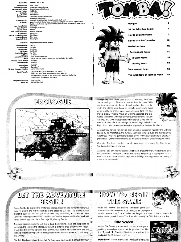 Tomba! (English) | PDF