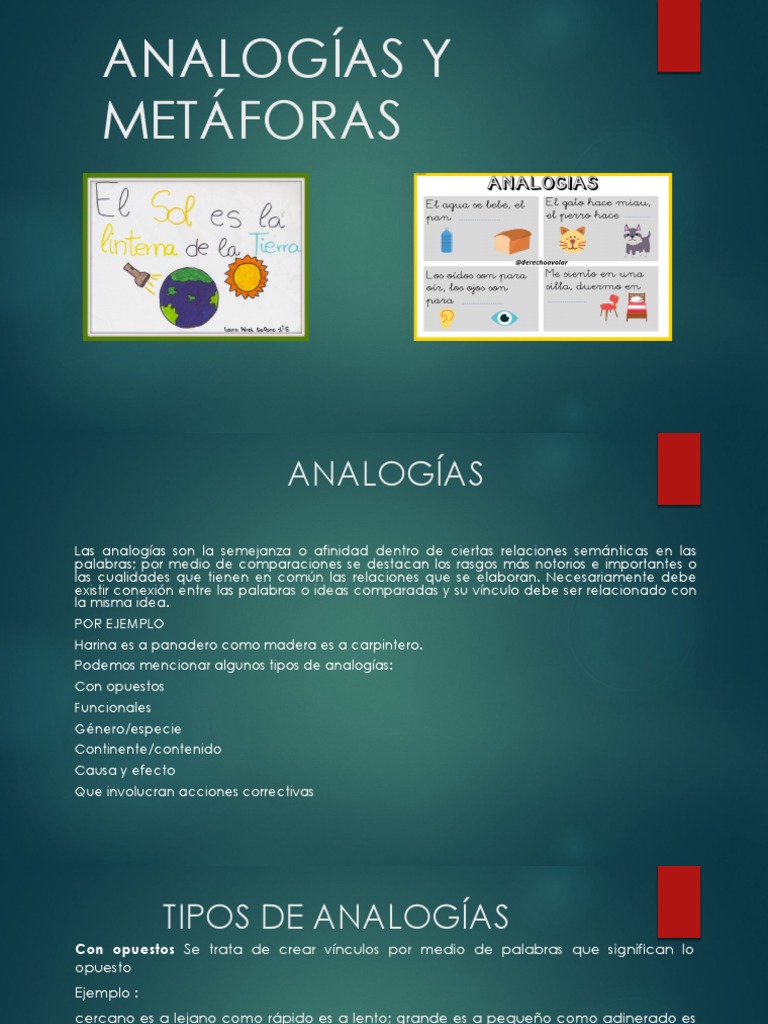 Analogías y Metáforas | PDF | Metáfora | Analogía