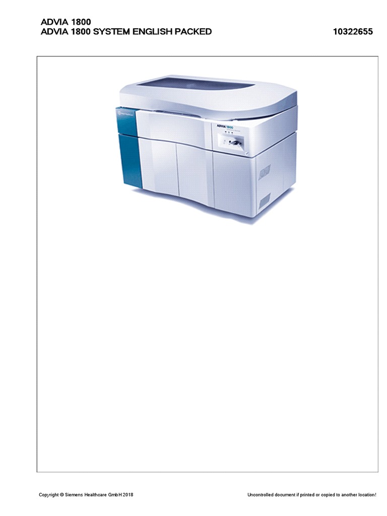 Advia 1800 Catalog Parts | PDF | Manufactured Goods | Electrical Engineering