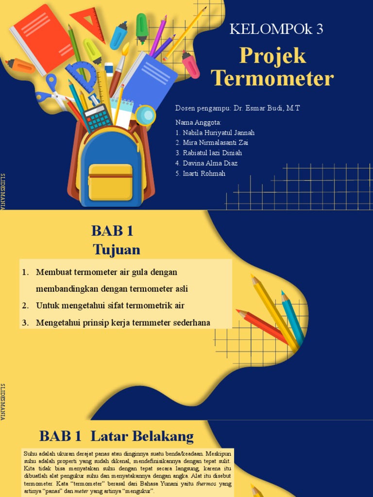 Kelompok 3 - Projek Termometer | PDF