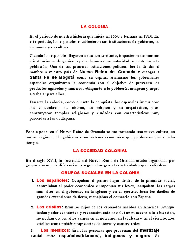 2 - La Colonia | PDF