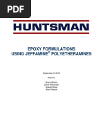 JEFFAMINE® Polyetheramines Brochure | PDF | Epoxy | Polyethylene Glycol