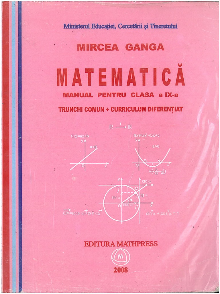 Pdfslidenet Matematica Manual Pentru Clasa A Ix A 220910 134452 | PDF