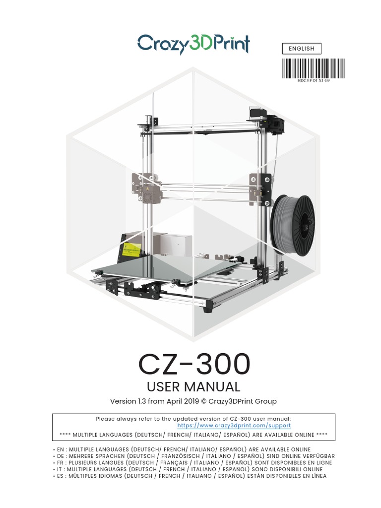 CZ-300 User Manual - en - V1.3 | PDF | Manufactured Goods | Computing