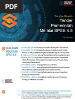 Pengenalan Aplikasi SPSE untuk Pengadaan | PDF
