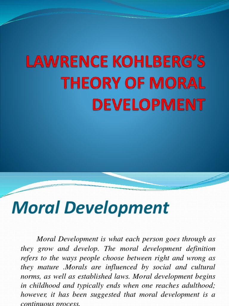 Understanding Moral Development Stages | PDF | Morality | Psychology