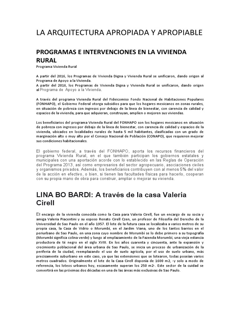 La Arquitectura Apropiada y Apropiable | PDF | Bóveda (Arquitectura ...