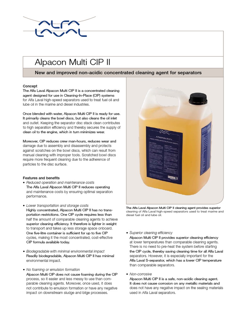 Alpacon Multi Cip II Mdd00007en | PDF