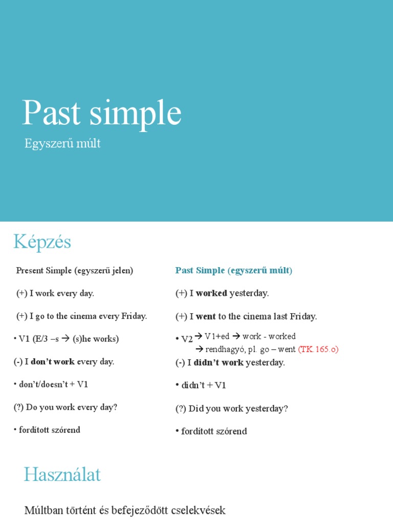 Past Simple, Continuous | PDF