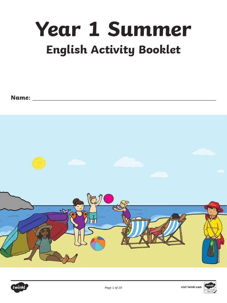 Year 1 Summer English Activity Booklet Lower Ability | PDF | English Language | Linguistics